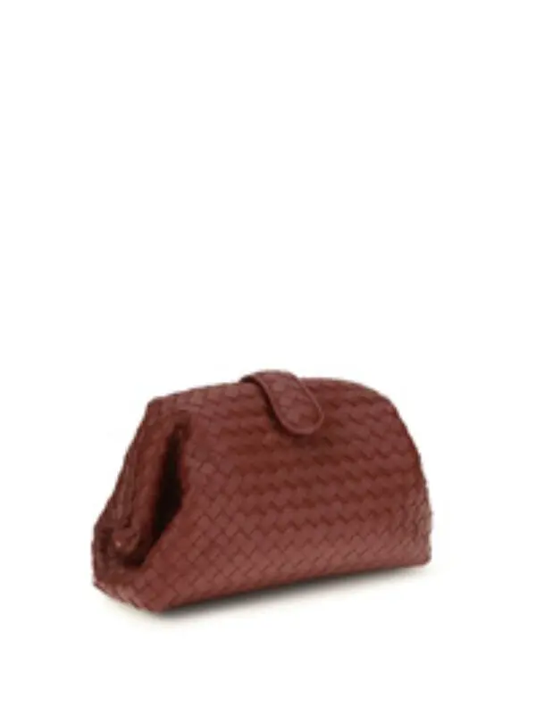 Bottega Veneta Lauren 1980 Small Leather Clutch - Multicolor