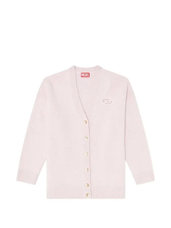 DIESEL® Logo Wool Blend Cardigan