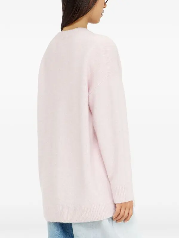 DIESEL® Logo Wool Blend Cardigan