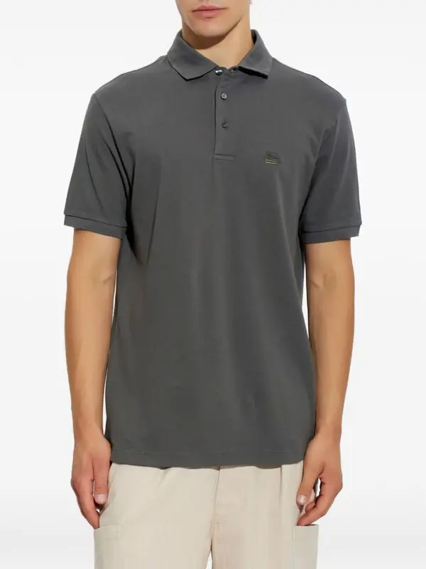 Etro Logo Cotton Polo Shirt