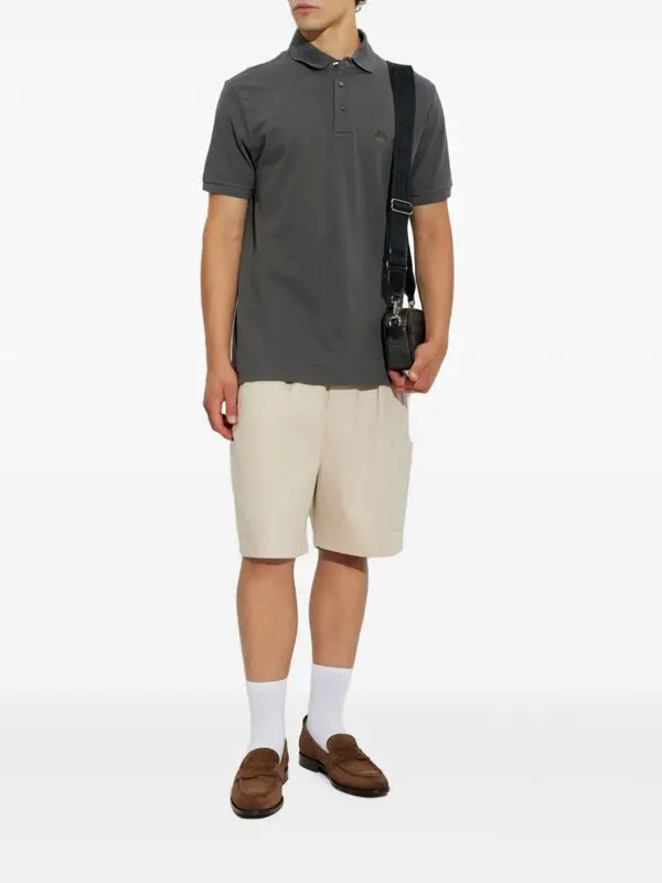 Etro Logo Cotton Polo Shirt