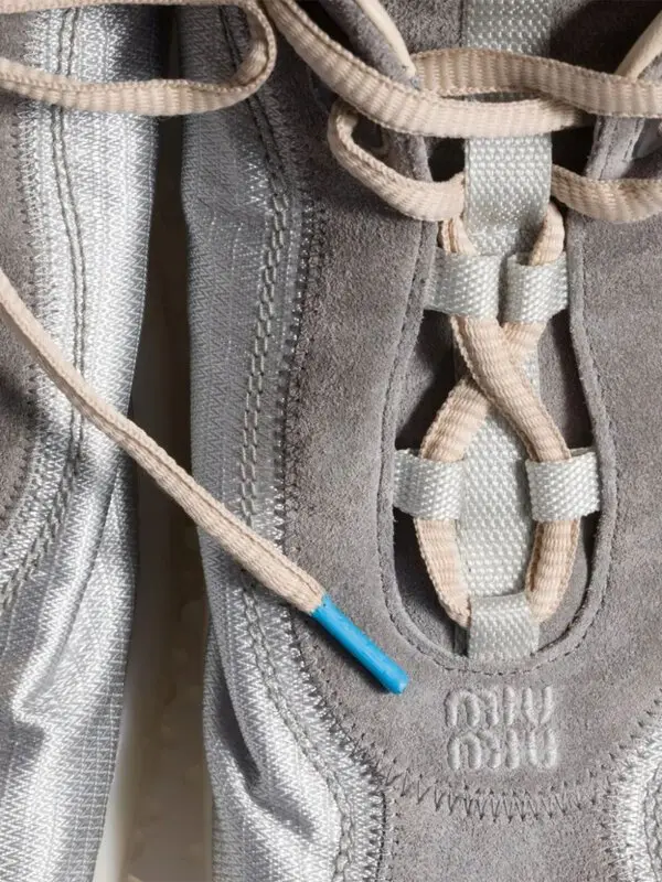 Miu Miu Lace Up Sneakers - Multicolor