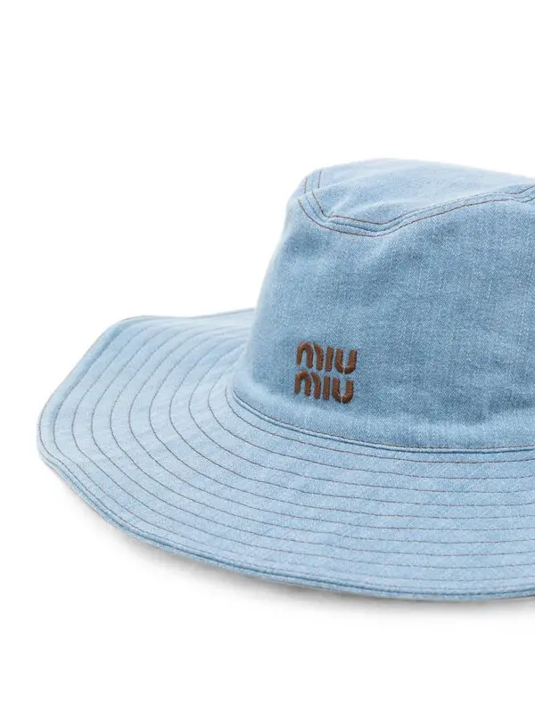 Miu Miu Denim Cowboy Hat