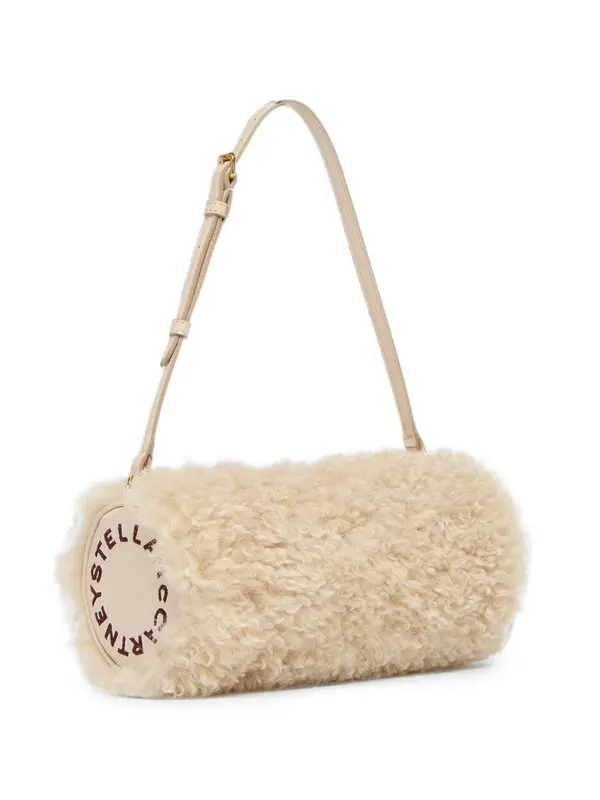 Stella McCartney Stella Logo Shearling Pouch
