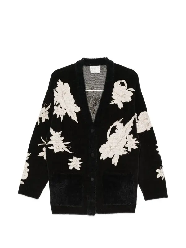 FORTE_FORTE Jacquard Cardigan