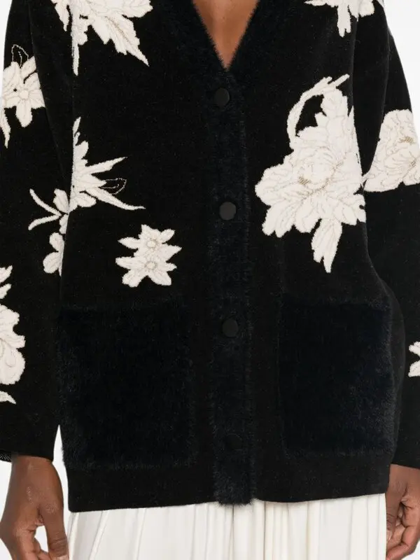 FORTE_FORTE Jacquard Cardigan