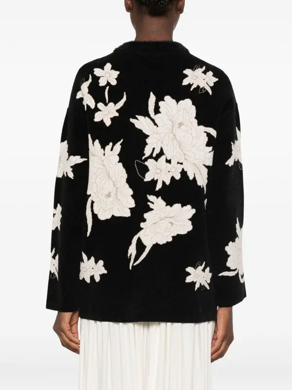 FORTE_FORTE Jacquard Cardigan - Multicolor