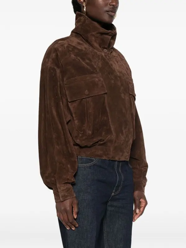 Saint Laurent Leather Blouson Jacket