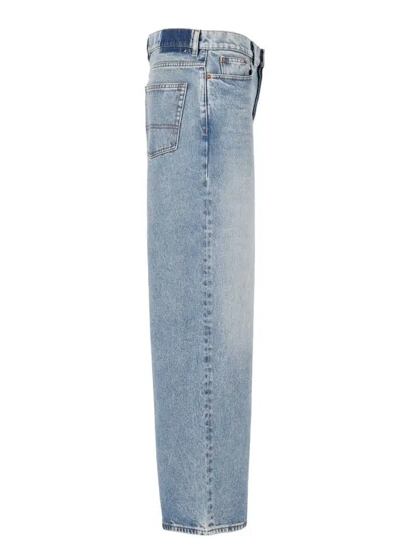 GOLDEN GOOSE Boyfriend Jeans In Stonewashed Light Denim