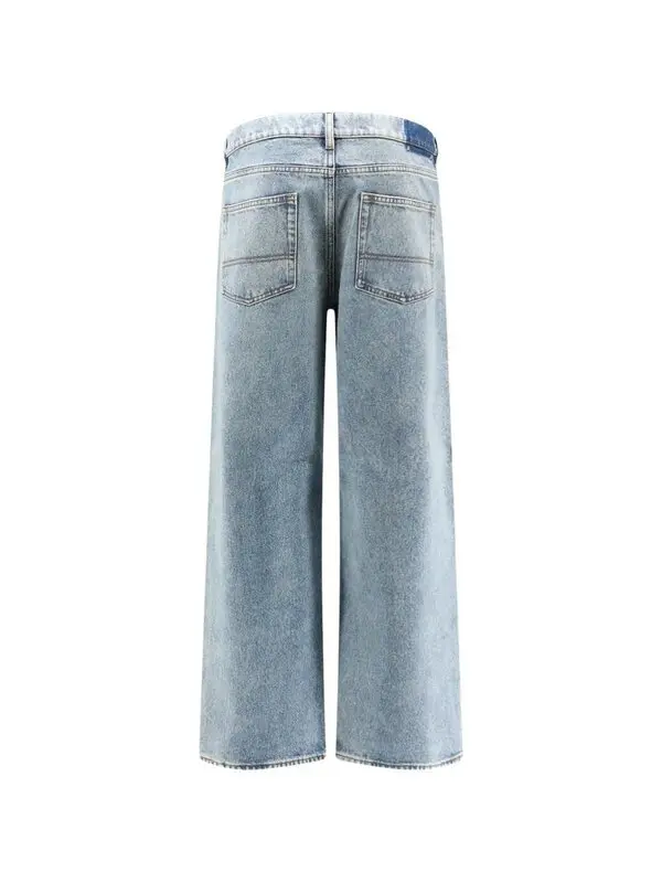 GOLDEN GOOSE Boyfriend Jeans In Stonewashed Light Denim