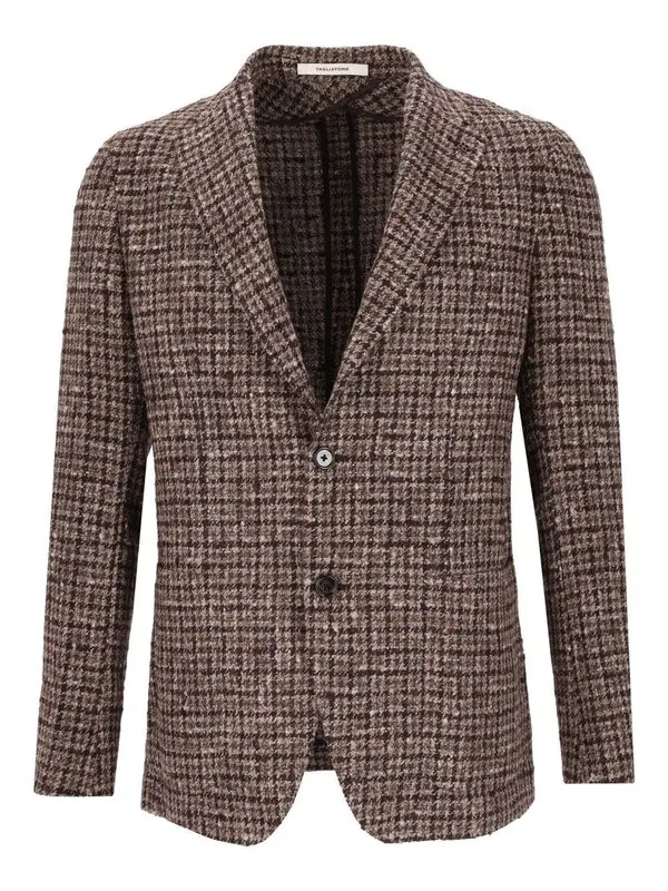 Tagliatore Montecarlo Alpaca Blend Blazer - Brown