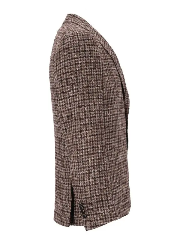 Tagliatore Montecarlo Alpaca Blend Blazer - Brown