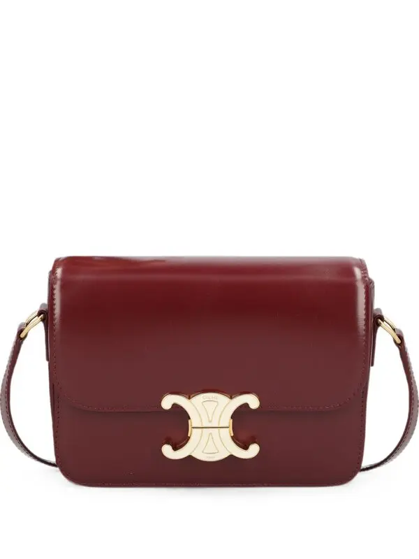 Celine Triomphe Teen Leather Shoulder Bag - Multicolor