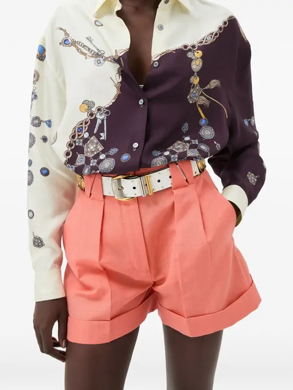 Versace Printed Silk Shirt