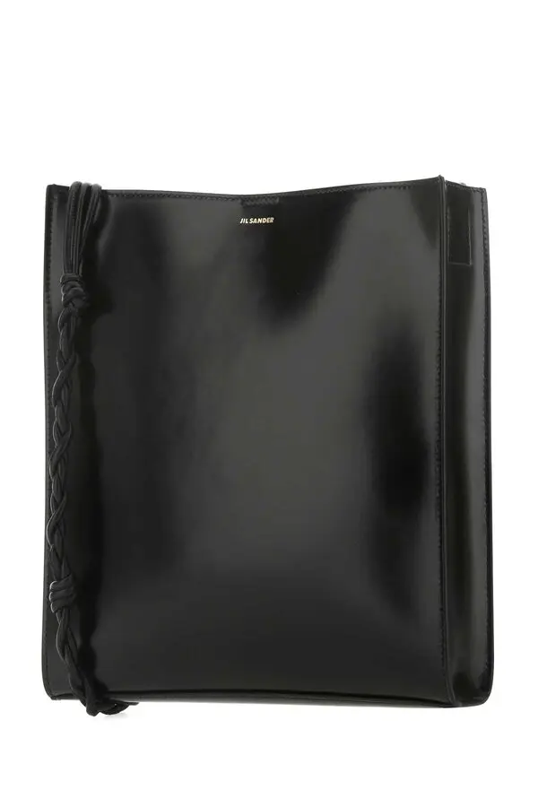 JIL SANDER Leather Large Tangle Shoulder Bag