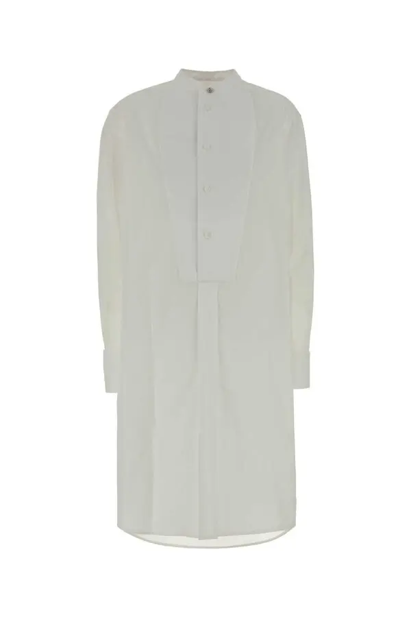 Bottega Veneta Poplin Oversize Shirt - White