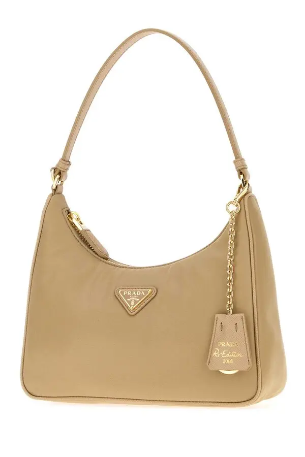 Prada Beige Re-nylon Re-edition 2005 Shoulder Bag