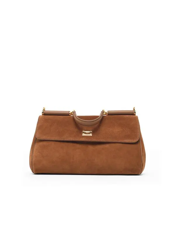 Dolce & Gabbana Medium 'my Sicily' Suede Bag