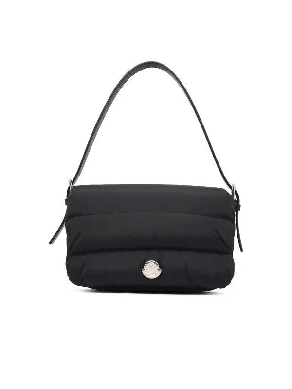 Moncler Caradoc Baguette' Polyamide Shoulder Bag - Black