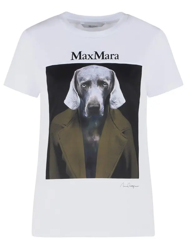 Max Mara Calca' White Cotton Sweater