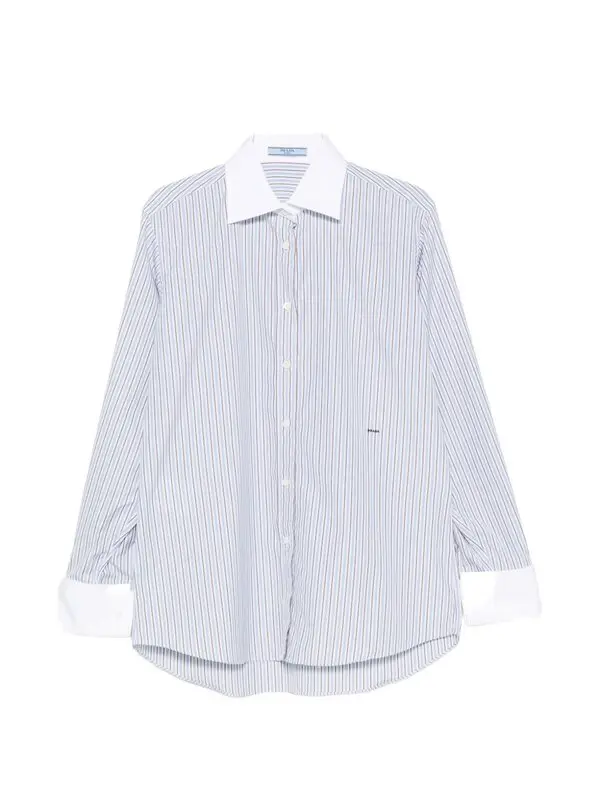 Prada Striped Cotton Shirt