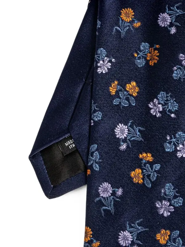 Dries Van Noten Tie 102 Q.4904 M.w.tie Nav