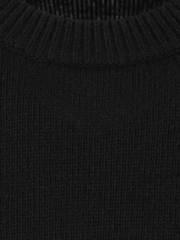 Stone Island Regular-fit Crew-neck Sweater With Ribbed Finish