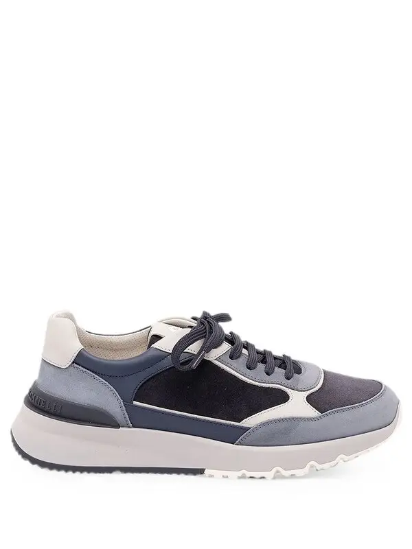 Brunello Cucinelli Runners In Nabuk E Camoscio