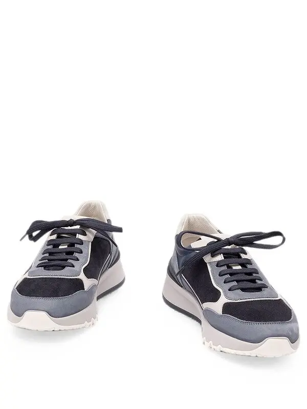 Brunello Cucinelli Runners In Nabuk E Camoscio