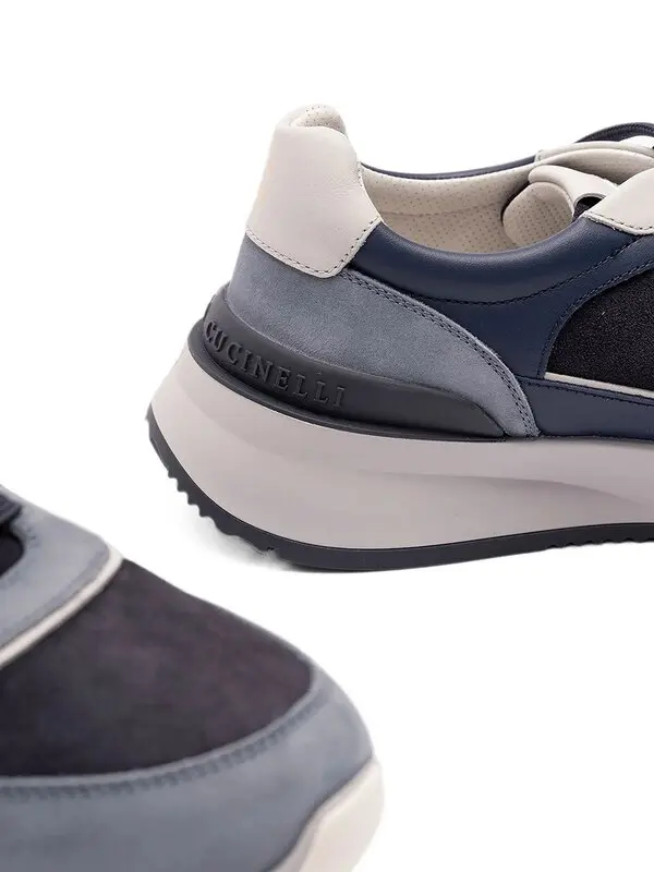 Brunello Cucinelli Runners In Nabuk E Camoscio