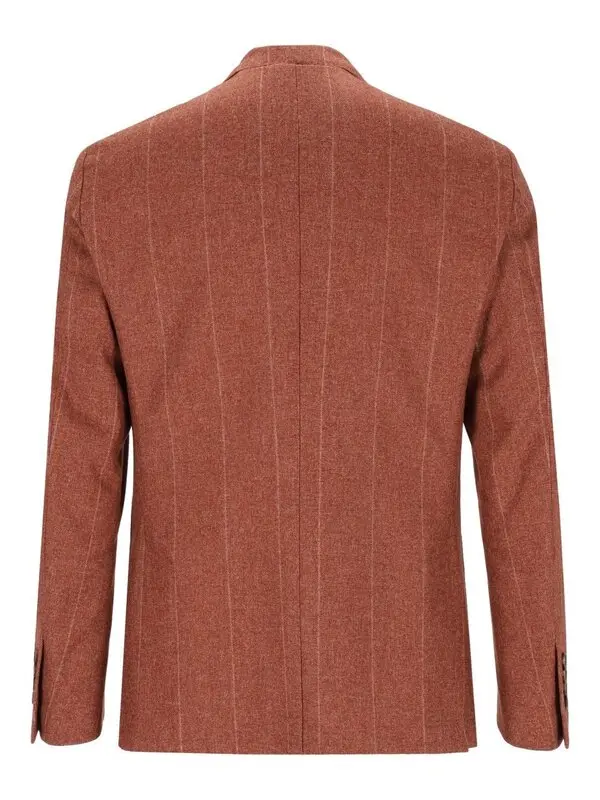 Eleventy Single-breasted Jacket In Wool, Cotton, And Cashmere Blend