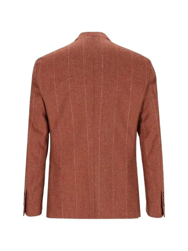 Eleventy Single-breasted Jacket In Wool, Cotton, And Cashmere Blend