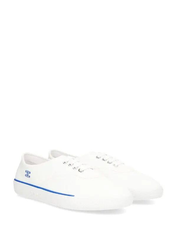 Celine Alan Sneaker In Canvas And Suede
