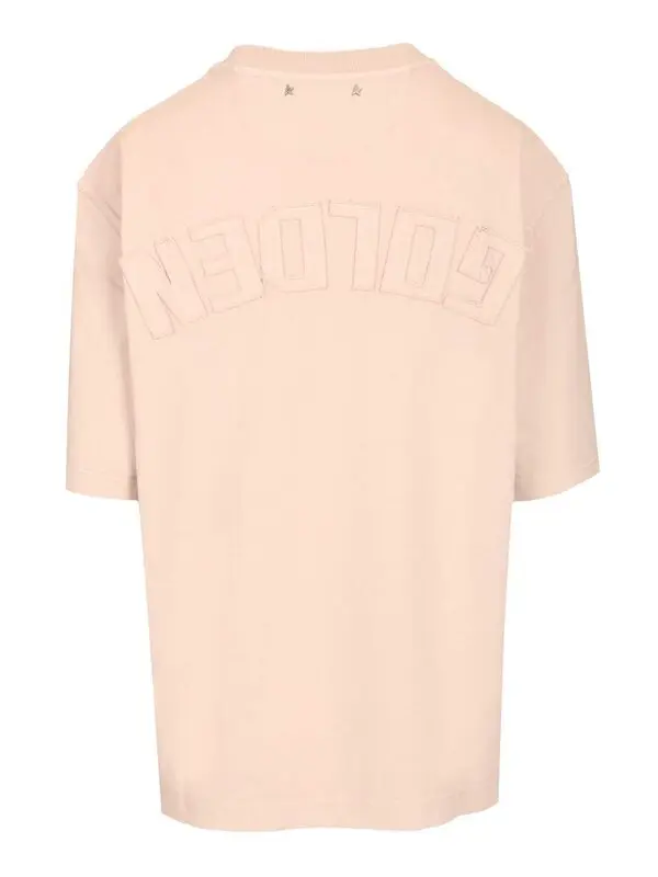 GOLDEN GOOSE Reverse Logo T-shirt - Gray