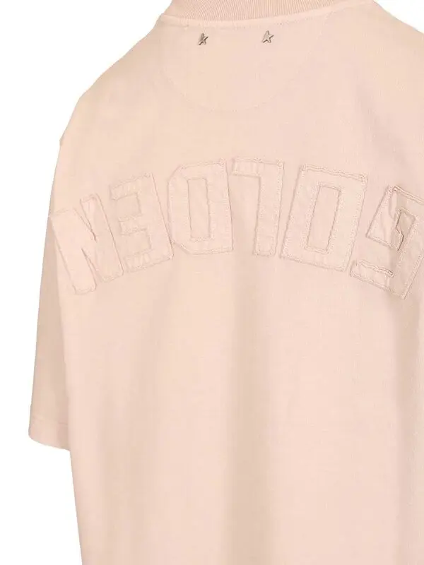 GOLDEN GOOSE Reverse Logo T-shirt - Gray