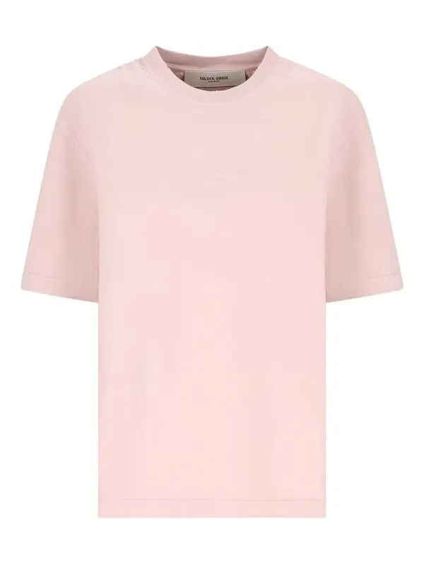 GOLDEN GOOSE Reverse Logo T-shirt - Gray