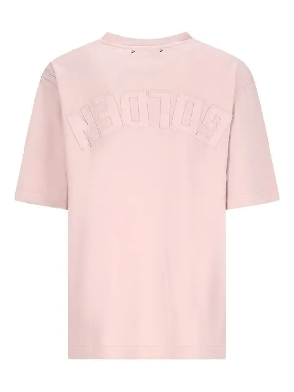 GOLDEN GOOSE Reverse Logo T-shirt - Gray