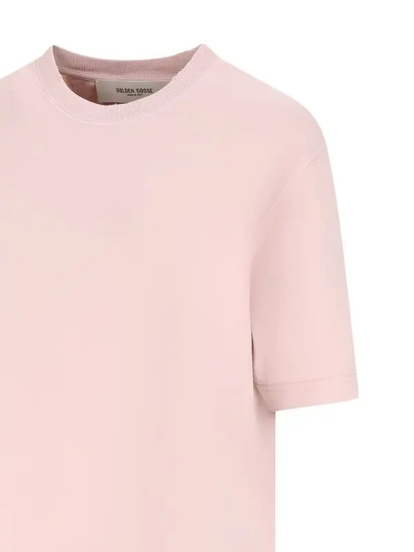 GOLDEN GOOSE Reverse Logo T-shirt - Gray