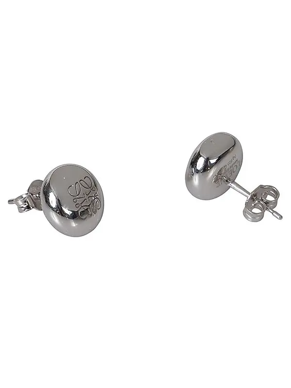 Loewe Anagram Silver Earrings