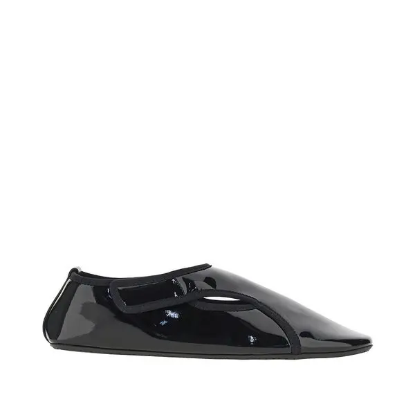 Alaïa Patent Leather Cut-out Slippers