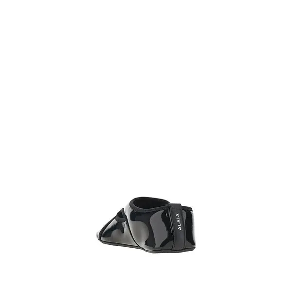 Alaïa Patent Leather Cut-out Slippers