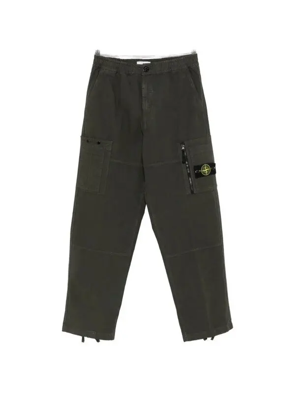 Stone Island Cargo Trousers In Organic Cotton
