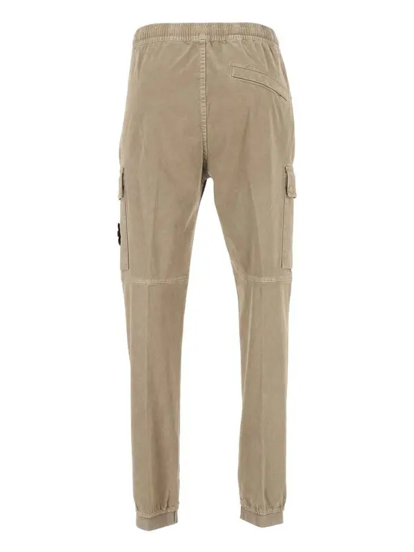 Stone Island Vintage Effect Stretch Cargo Trousers