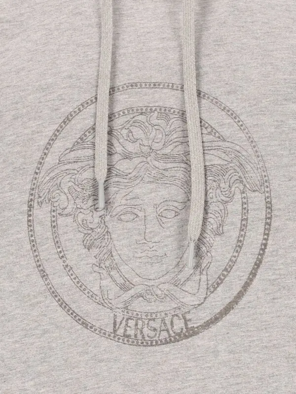 Versace Cotton Jersey Sweatshirt With Print