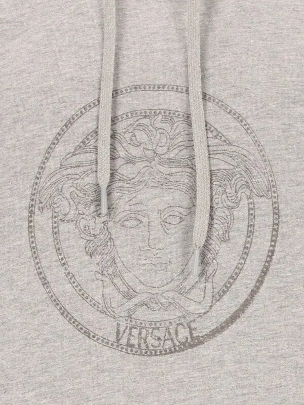 Versace Cotton Jersey Sweatshirt With Print