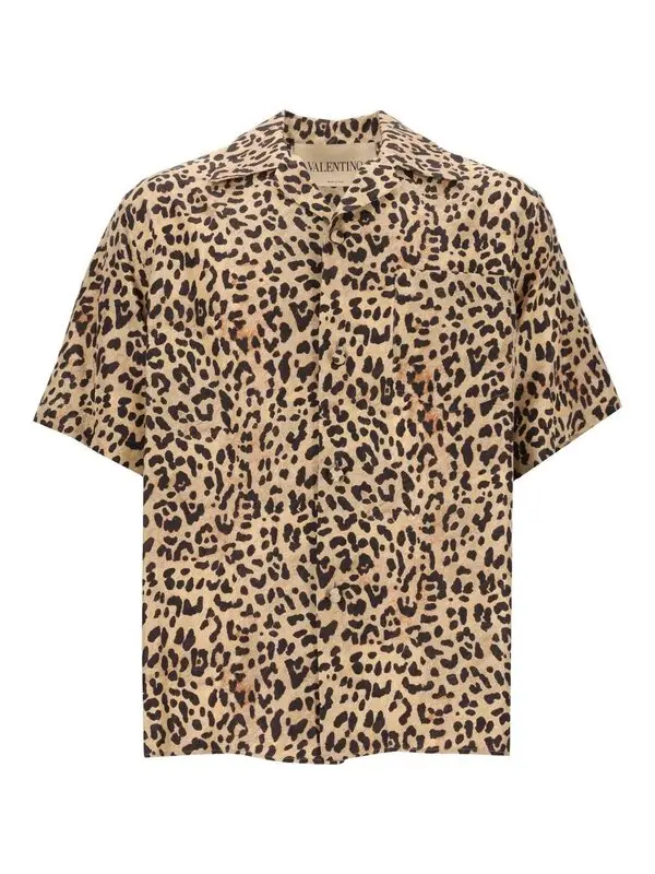 Valentino Garavani Silk Bowling Shirt