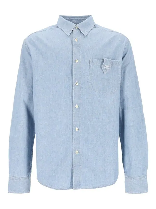 Celine Shirt With Pocket - Blue