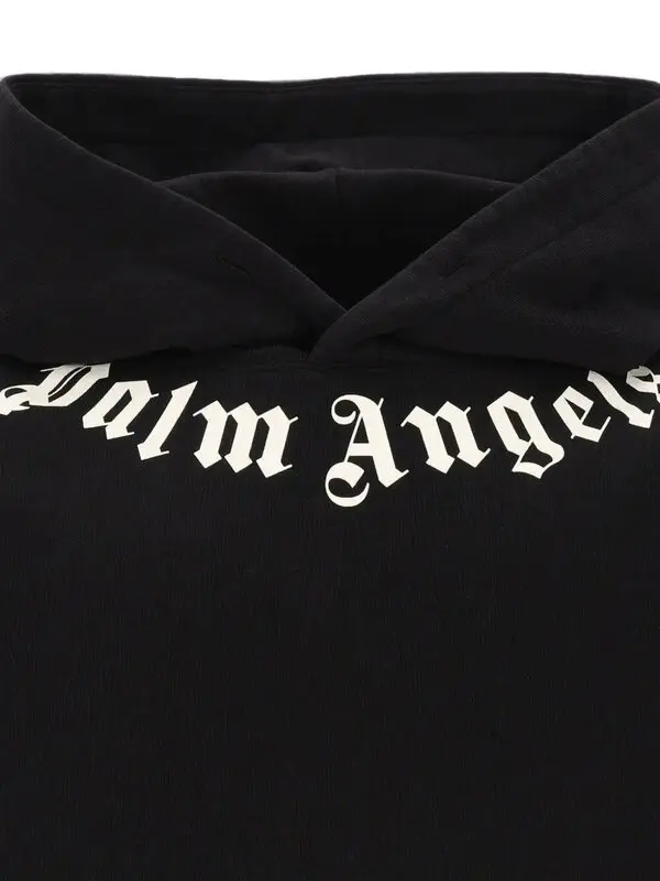 Palm Angels Neck Logo Hoodie