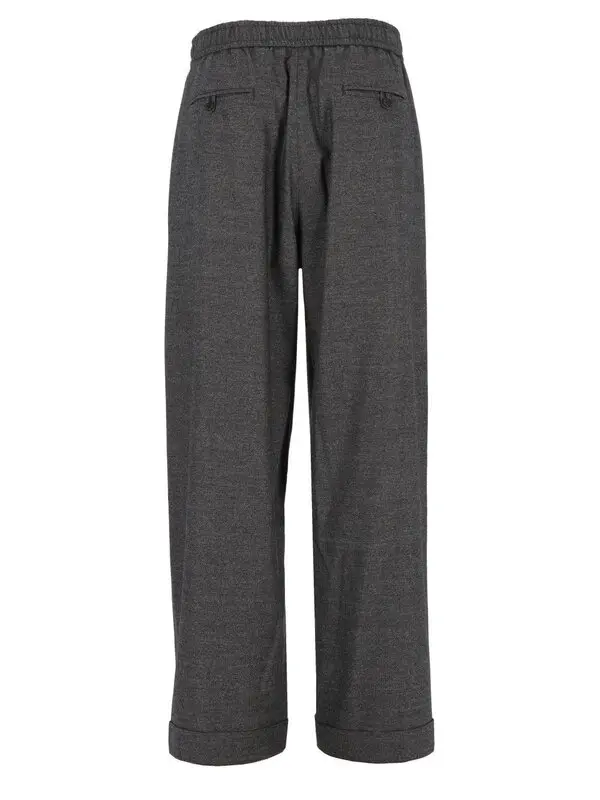 Giorgio Armani Oversized Virgin Wool And Cashmere Trousers