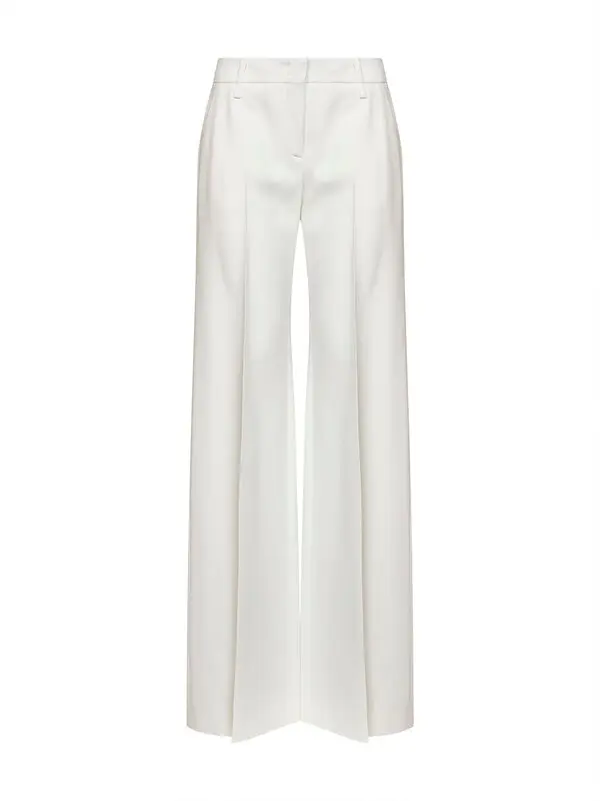 ERMANO SCERVINO Ermanno Scervino White Interlock Bootcut Trousers